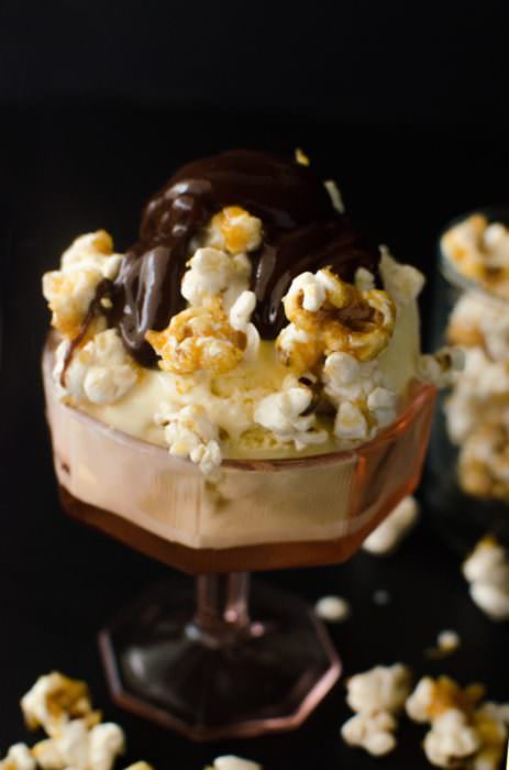 Salted Caramel Popcorn Ice Cream (Kettle Corn Ice Cream) - The Flavor ...