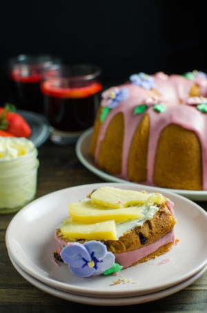 Sri Lankan Breudher Cake (with Blood Orange Glaze) - The Flavor Bender