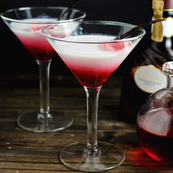Blushing Ginger Rose Fizz (A Rose Mocktail + Cocktail) - The Flavor Bender
