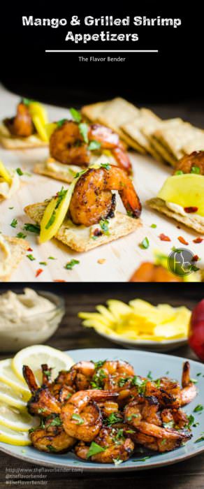 Mango and Grilled Shrimp Appetizers - The Flavor Bender