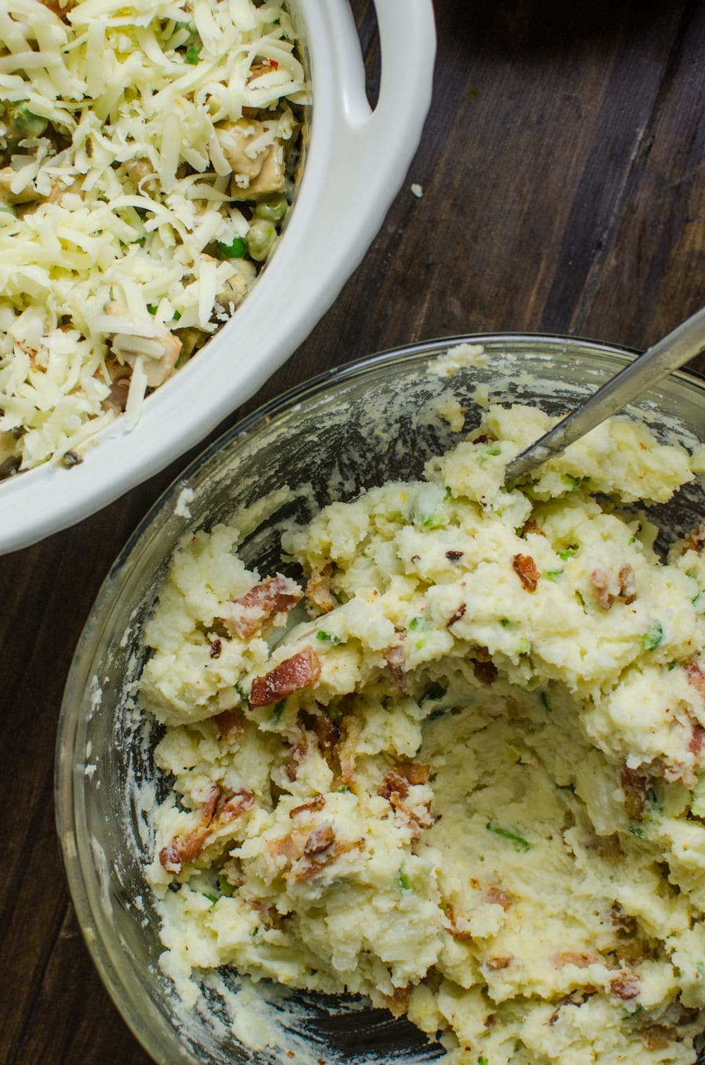 Creamy Turkey Shepherd's Pie with Bacon - The Flavor Bender