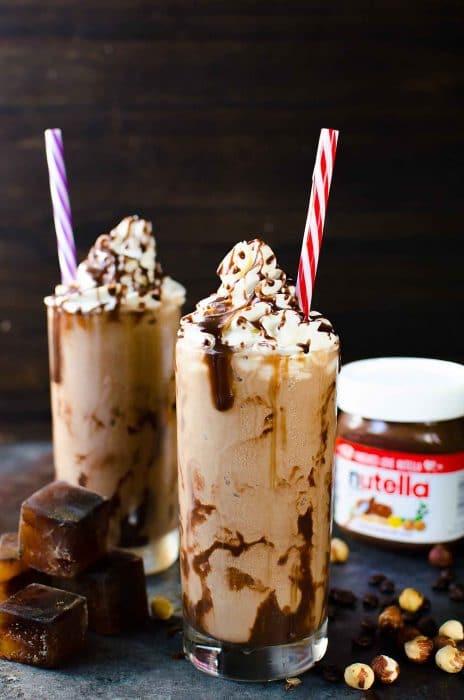 3 Ingredient Nutella Frappuccino (Nutella Coffee Slushie) - The Flavor ...