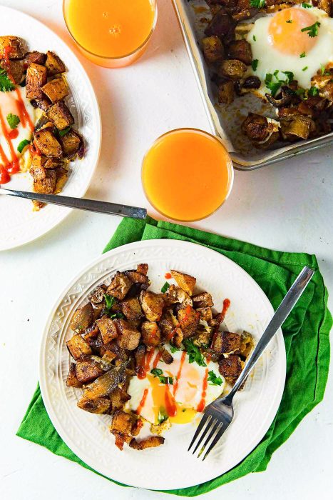 Oven Roasted Breakfast Potato Hash - The Flavor Bender