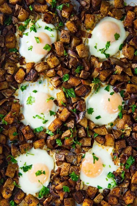 Oven Roasted Breakfast Potato Hash - The Flavor Bender