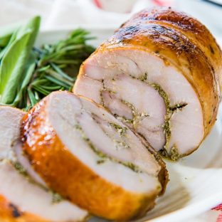 Slow Roasted Turkey Roll (Turkey Roulade Recipe) - The Flavor Bender