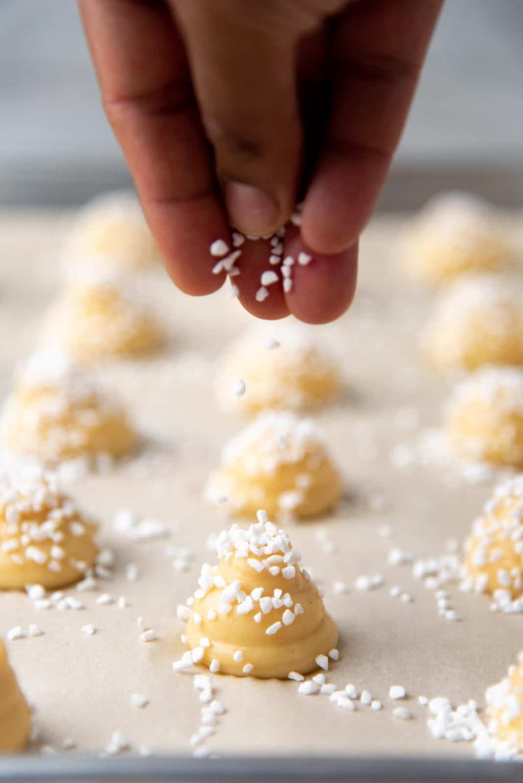 Chouquettes Recipe (French Sugar Puffs) - The Flavor Bender