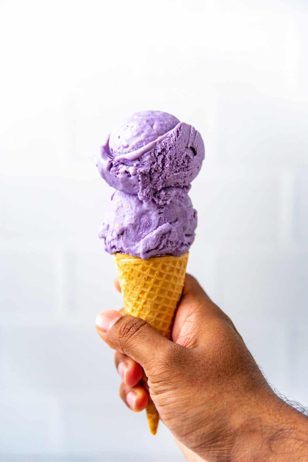 Ube Ice Cream (Purple Yam Ice Cream) - The Flavor Bender