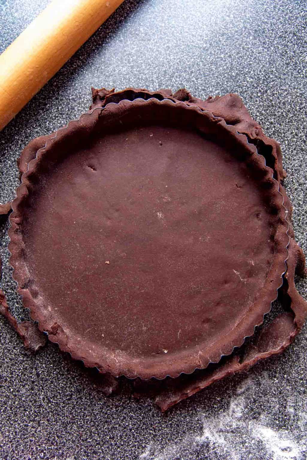 Chocolate Pâte Sucrée (Chocolate Tart Crust) - The Flavor Bender