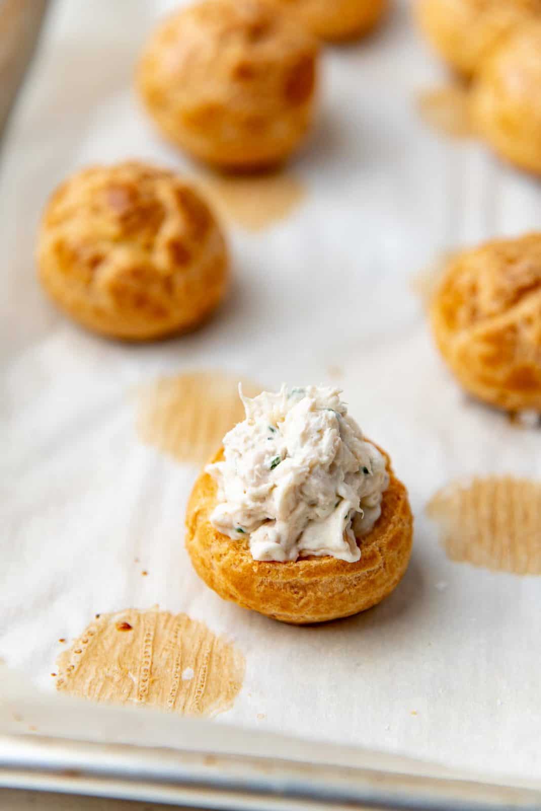 Chicken Bouchees (Chicken Puffs) - The Flavor Bender