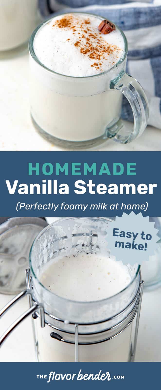 Homemade Vanilla Steamer (Babyccino) - The Flavor Bender
