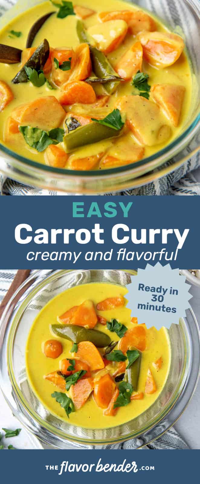Easy Carrot Curry Recipe - The Flavor Bender