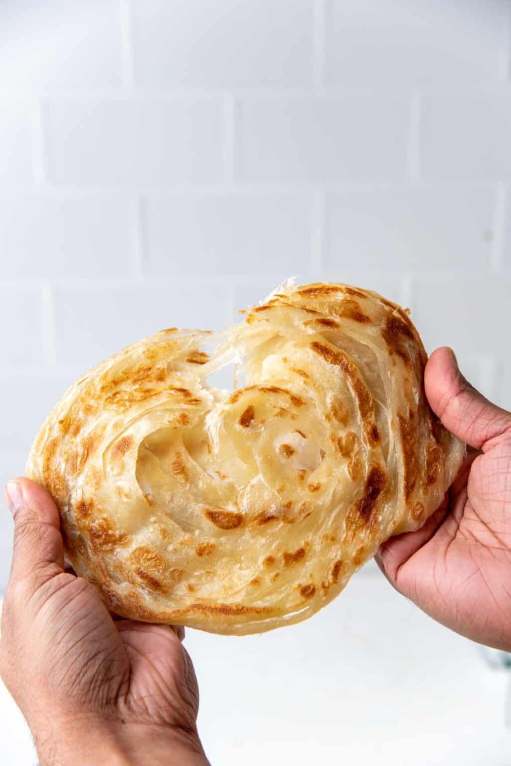 Flaky Roti Canai Recipe - The Flavor Bender