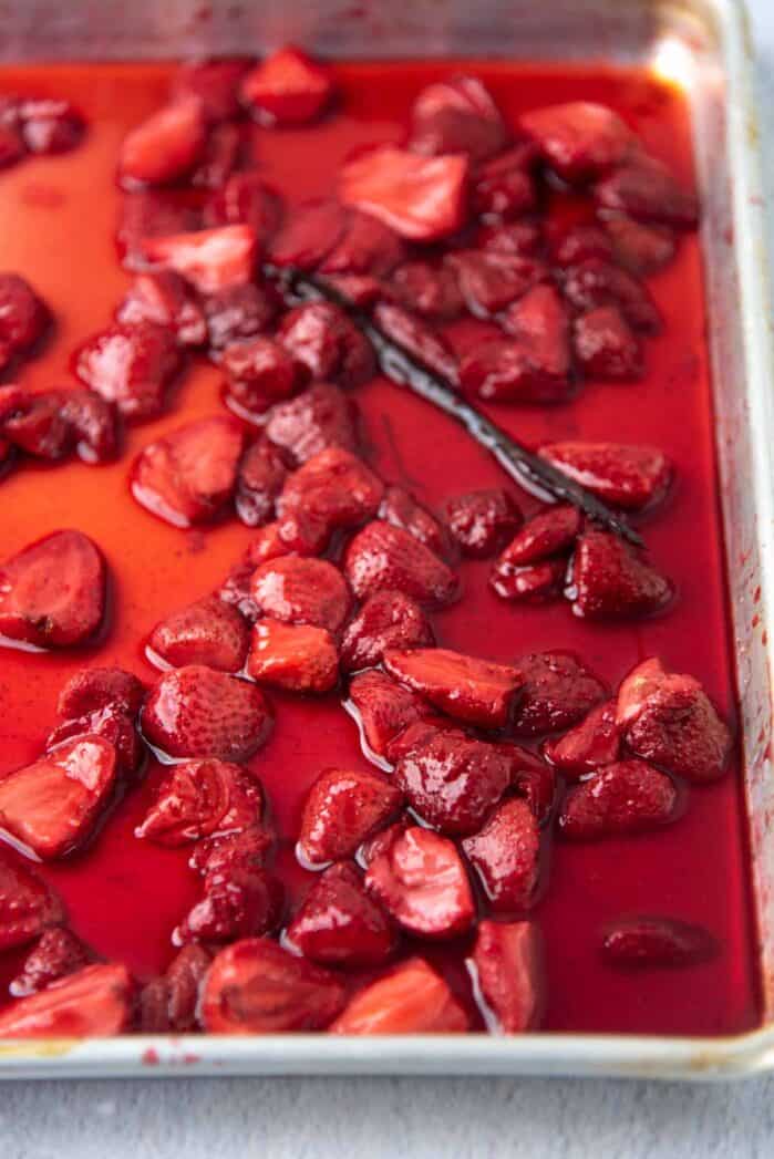 How To Make Roasted Strawberries - The Flavor Bender
