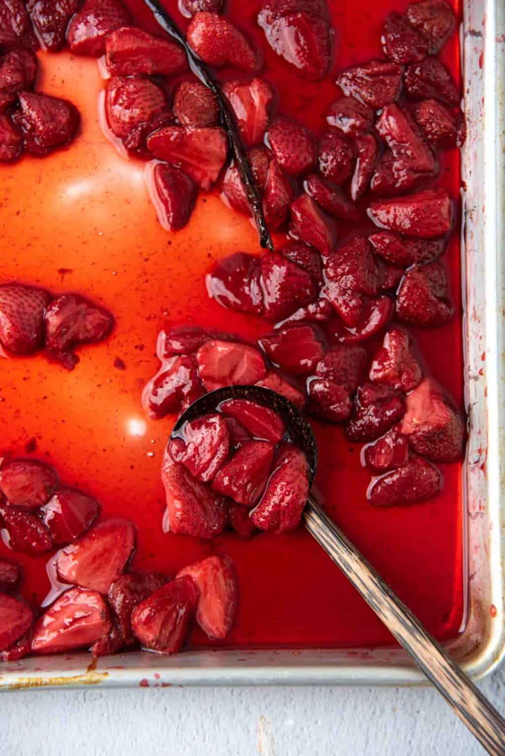 How To Make Roasted Strawberries - The Flavor Bender
