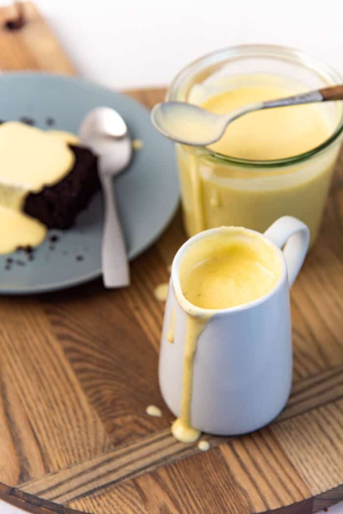 The Best Vanilla Crème Anglaise - The Flavor Bender