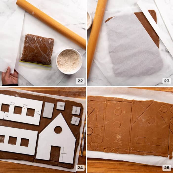 How To Make A Gingerbread House (Recipe & Template) - The Flavor Bender