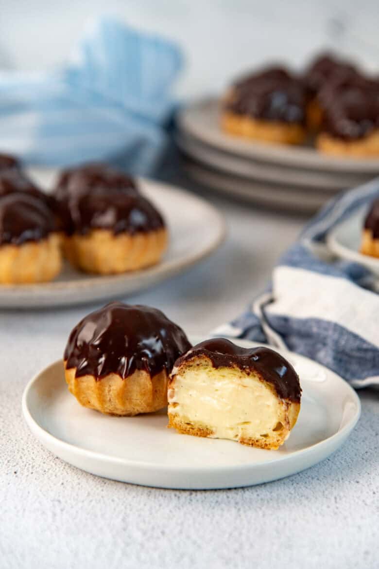 The Best Profiteroles Recipe (with Pastry Cream) - The Flavor Bender