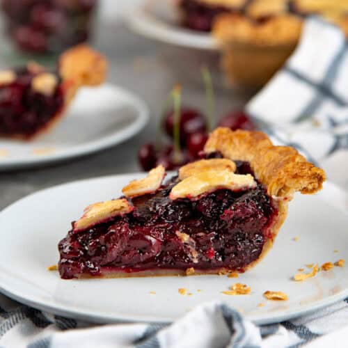 Easy Cherry Pie (with Homemade Cherry Pie Filling) - The Flavor Bender