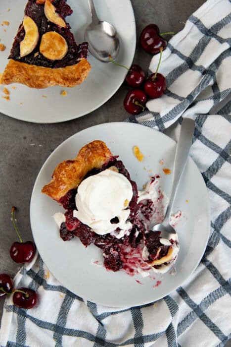 Easy Cherry Pie (with Homemade Cherry Pie Filling) - The Flavor Bender