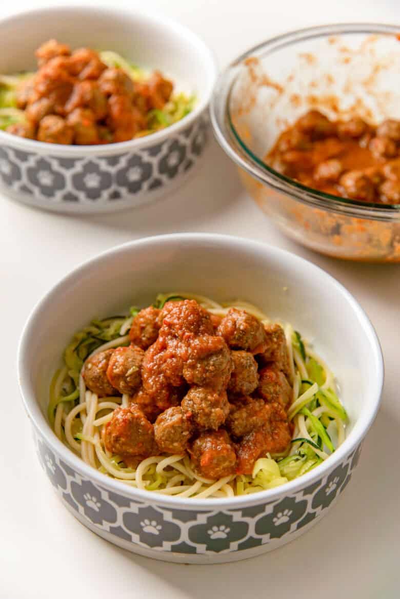 Meatballs For Dogs (Dog-friendly Spaghetti and Meatballs) - The Flavor ...