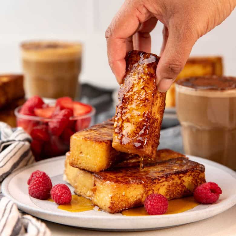 The Best Homemade French Toast Sticks - The Flavor Bender