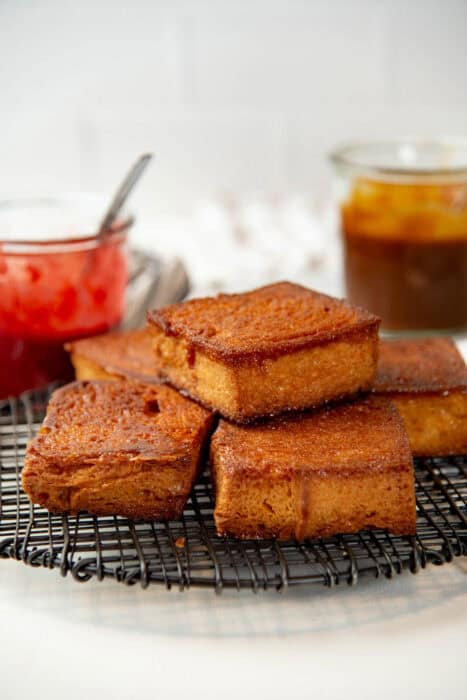 Crispy Honey Butter Toast Recipe (Honey Toast) - The Flavor Bender