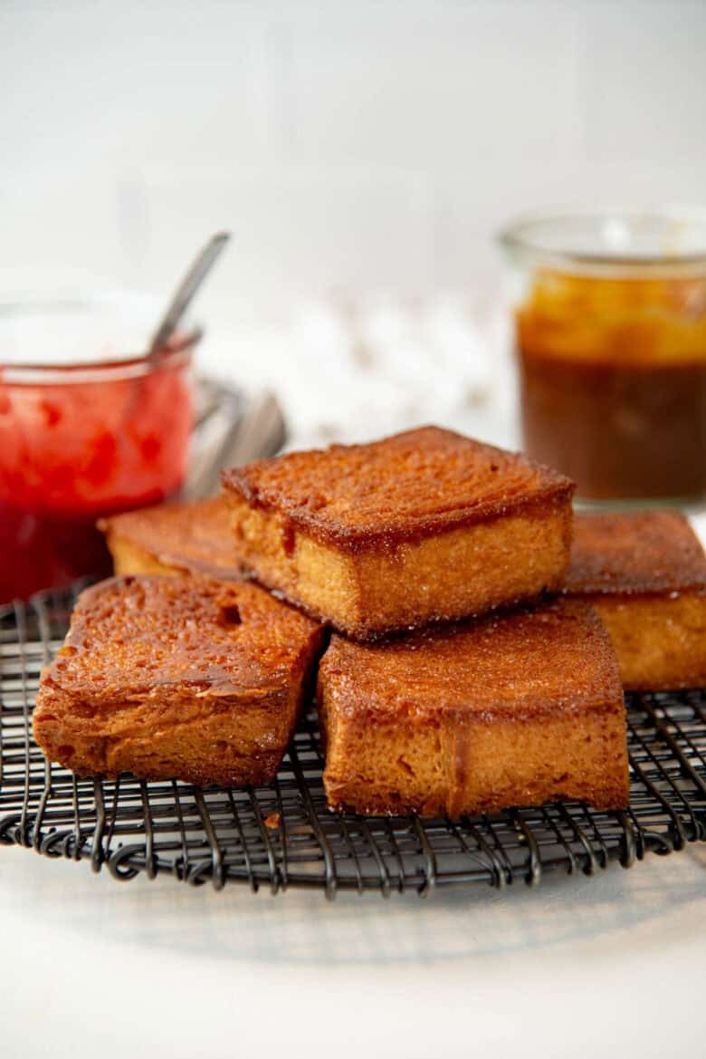 Crispy Honey Butter Toast Recipe (Honey Toast) - The Flavor Bender