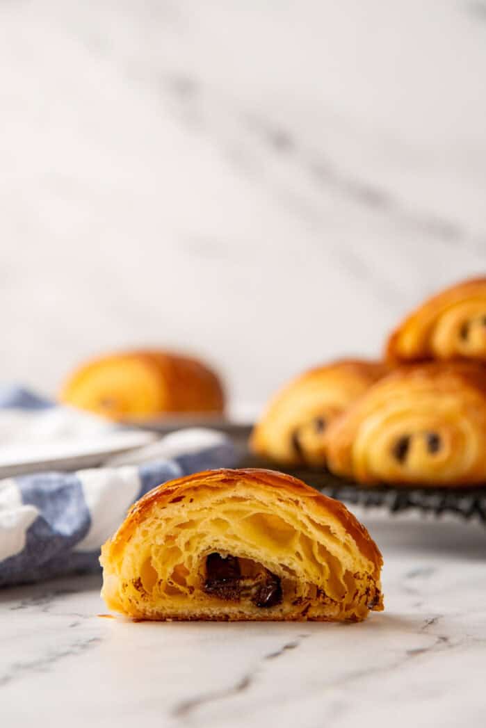 Pain Au Chocolat Recipe (Chocolate Croissants) - The Flavor Bender