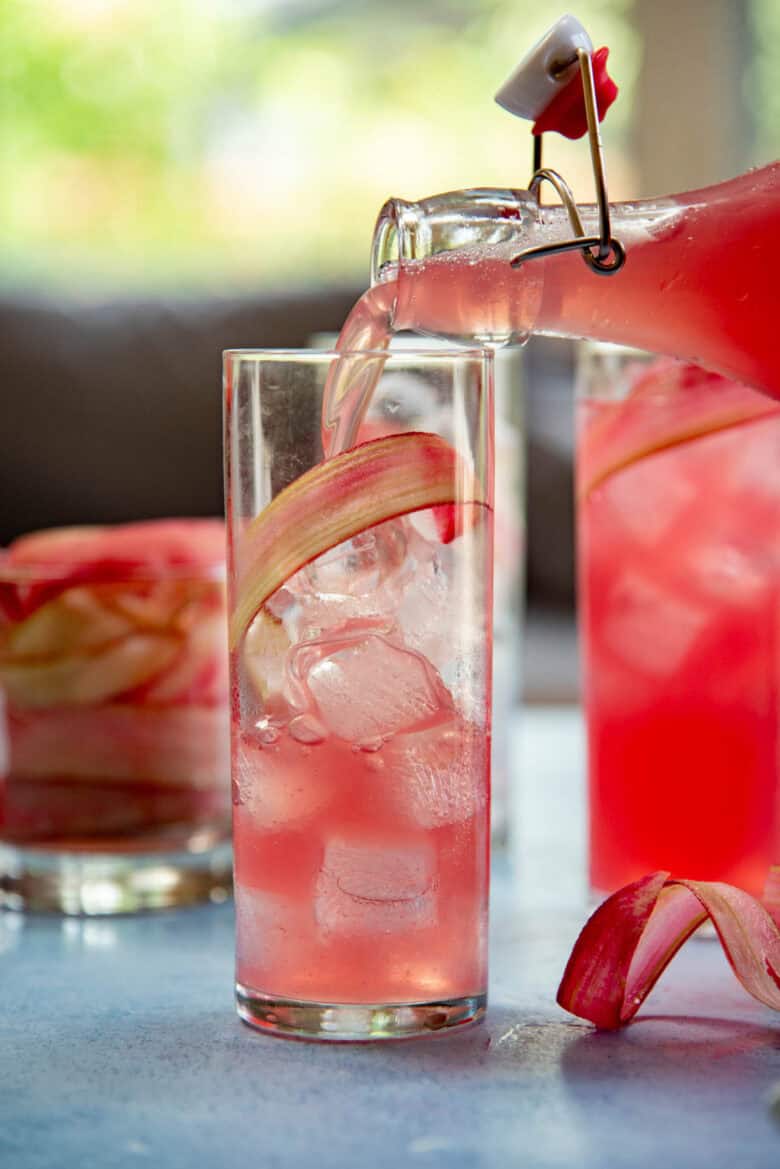 3 Ingredient Rhubarb Lemonade (No Lemons!) - The Flavor Bender