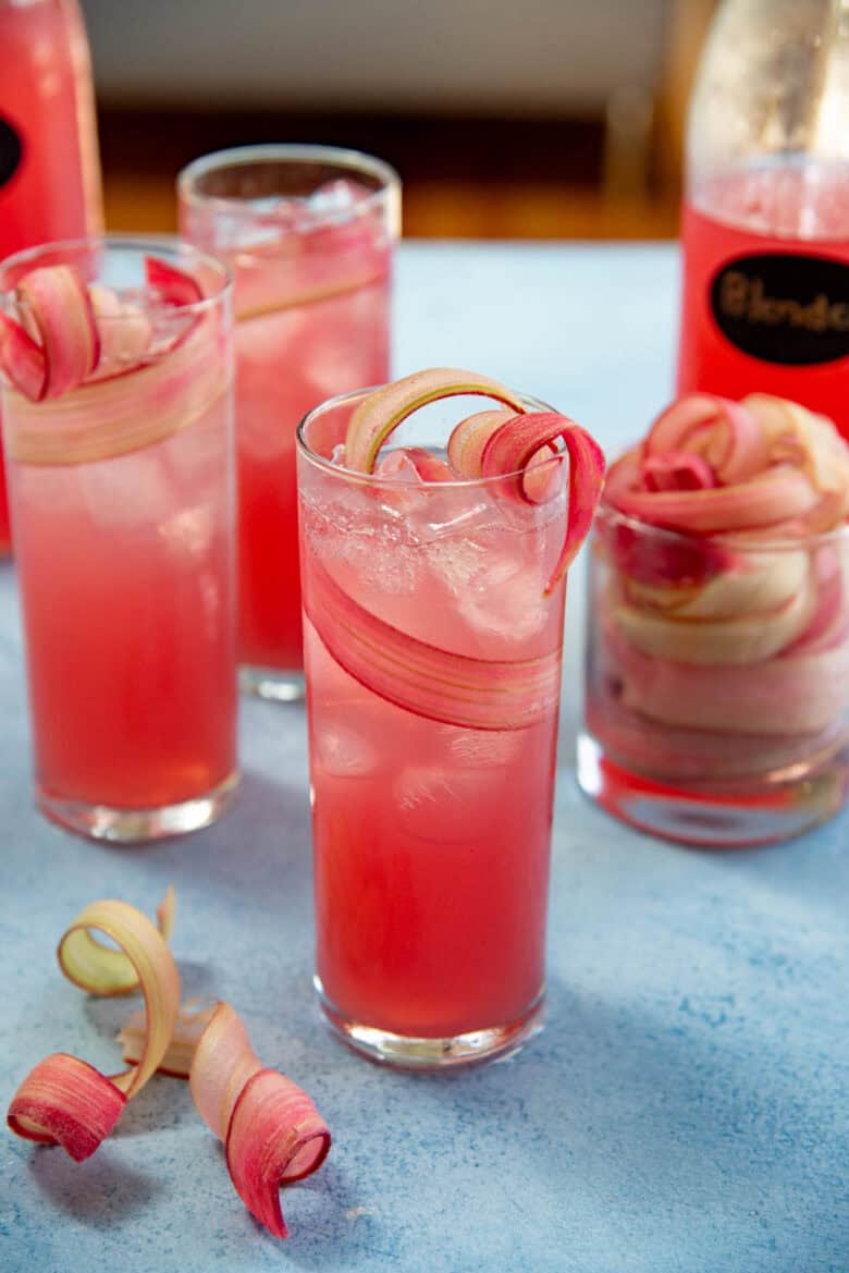 3 Ingredient Rhubarb Lemonade (No Lemons!) - The Flavor Bender