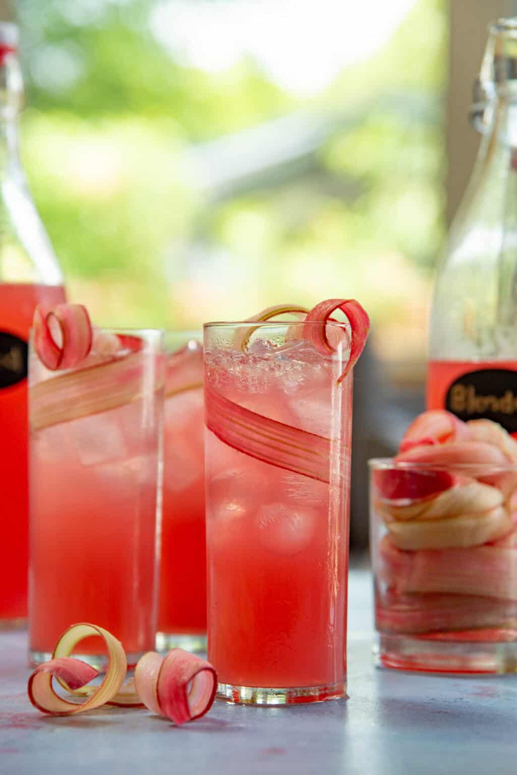 3 Ingredient Rhubarb Lemonade (No Lemons!) - The Flavor Bender