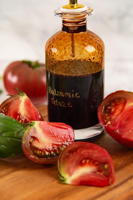 Easy Balsamic Glaze Recipe (Balsamic Reduction) - The Flavor Bender