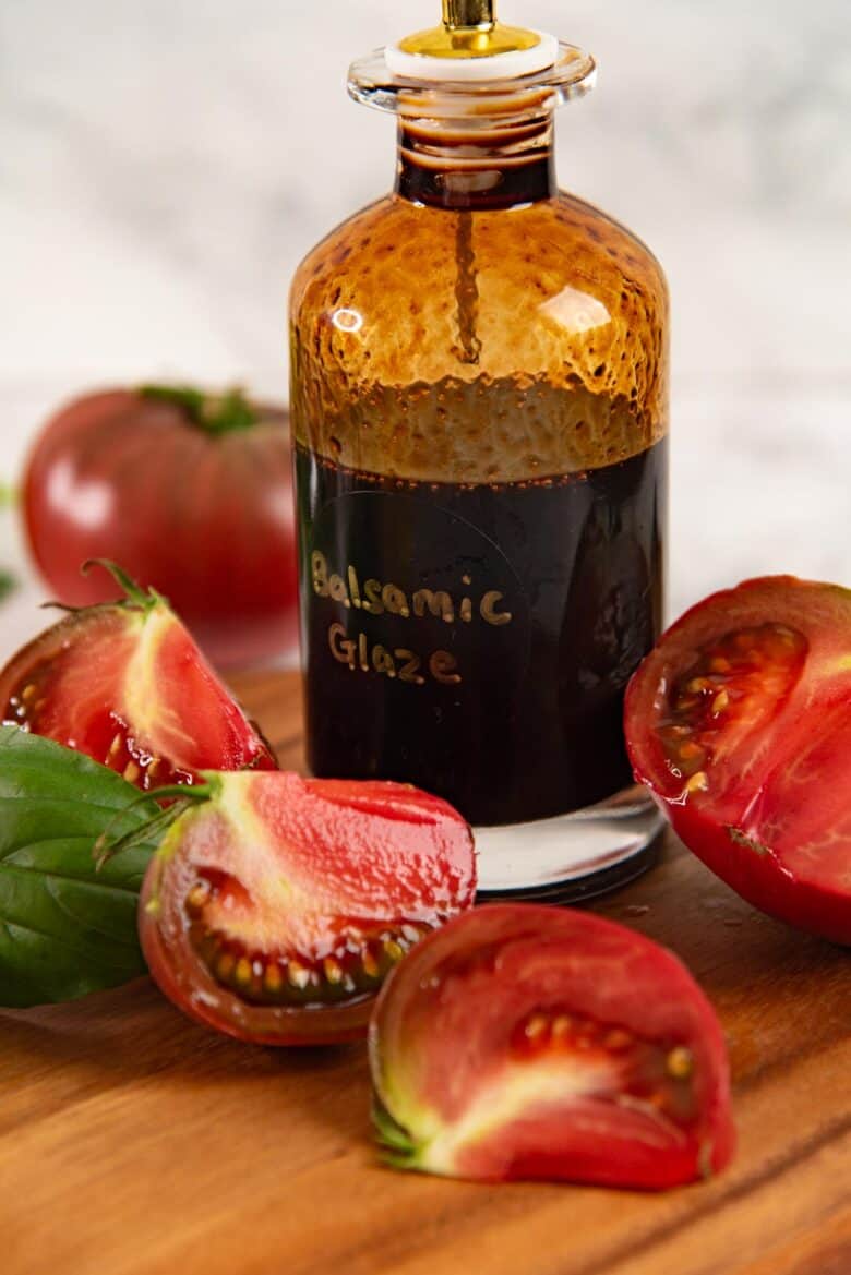 Easy Balsamic Glaze Recipe (Balsamic Reduction) - The Flavor Bender