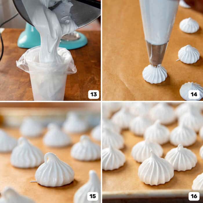 Easy Meringue Cookies (Meringue Kisses) - The Flavor Bender