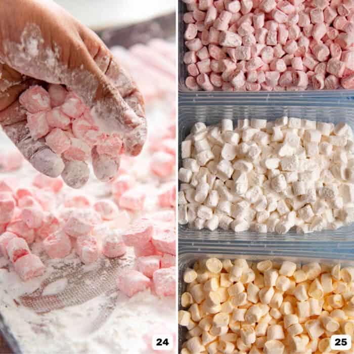 Homemade Mini Marshmallows (Piped Marshmallows) - The Flavor Bender