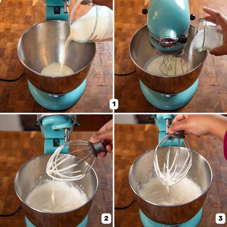 Easy Chantilly Cream (Homemade Whipped Cream) - The Flavor Bender